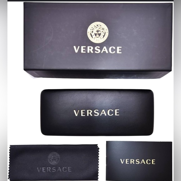 Versace | Other | Nibversace Eye Glass Shades Case With Wiper And ...